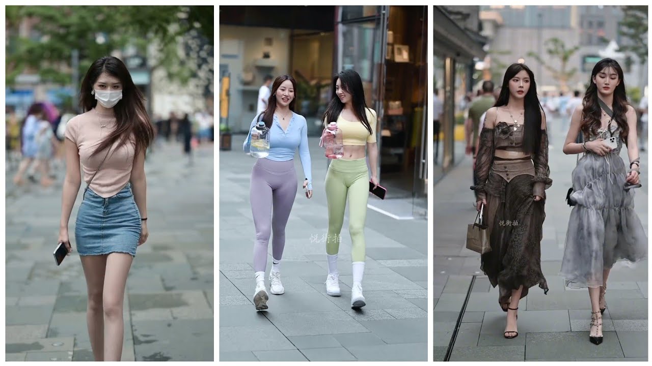Chinese Girls Street Fashion ~ Viable Fashion Style 抖音 China Tiktok Ep 25 Ryzzell Style