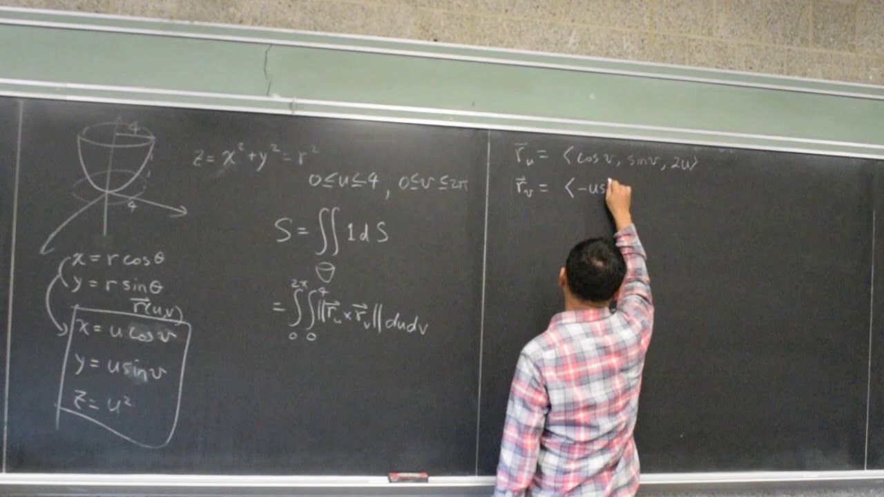 Surface area of a paraboloid - YouTube