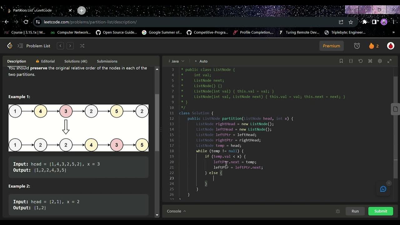Partition List | LinkedList - YouTube