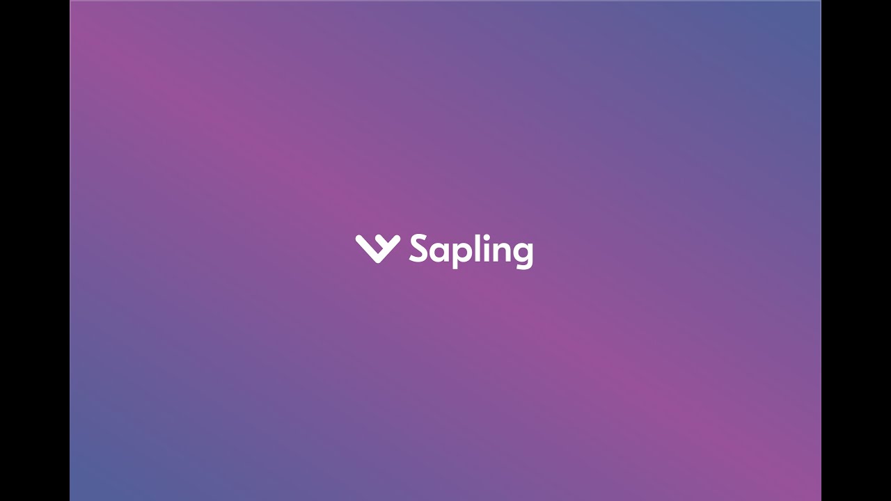 Sapling Intro - YouTube
