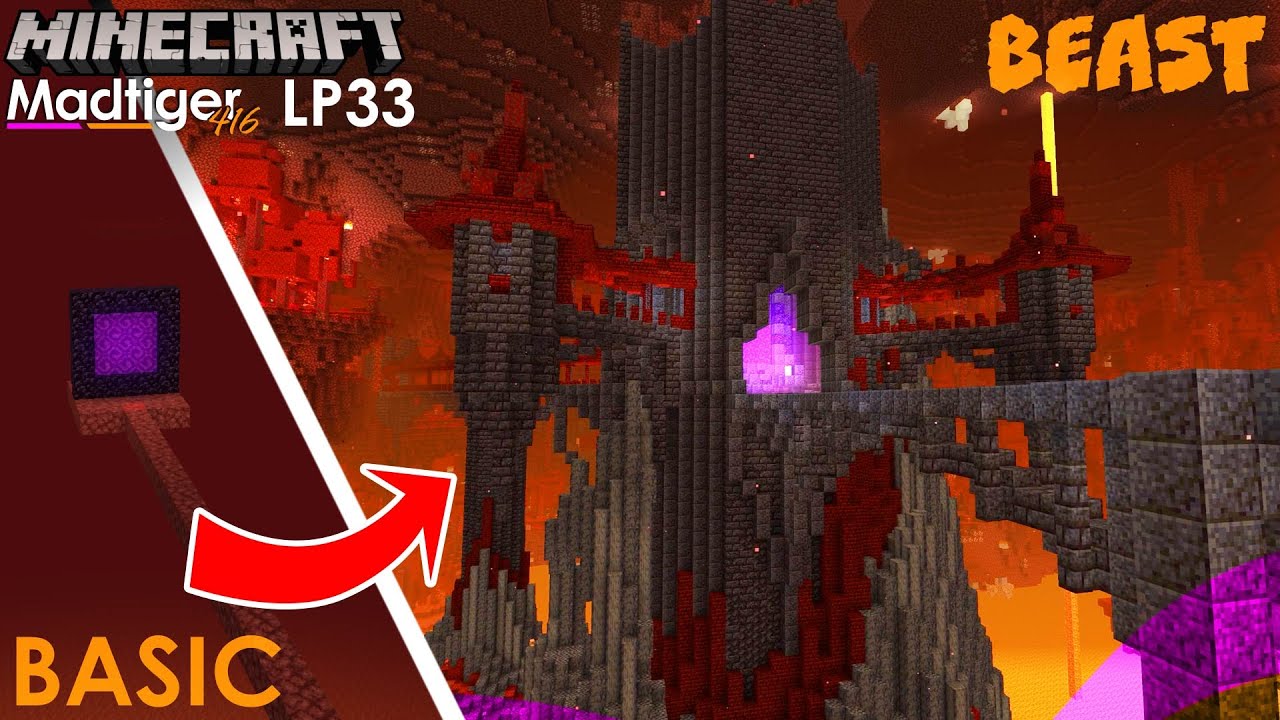 Transforming My BASIC Nether Portal! Minecraft 1.19.1 Survival LP Ep ...