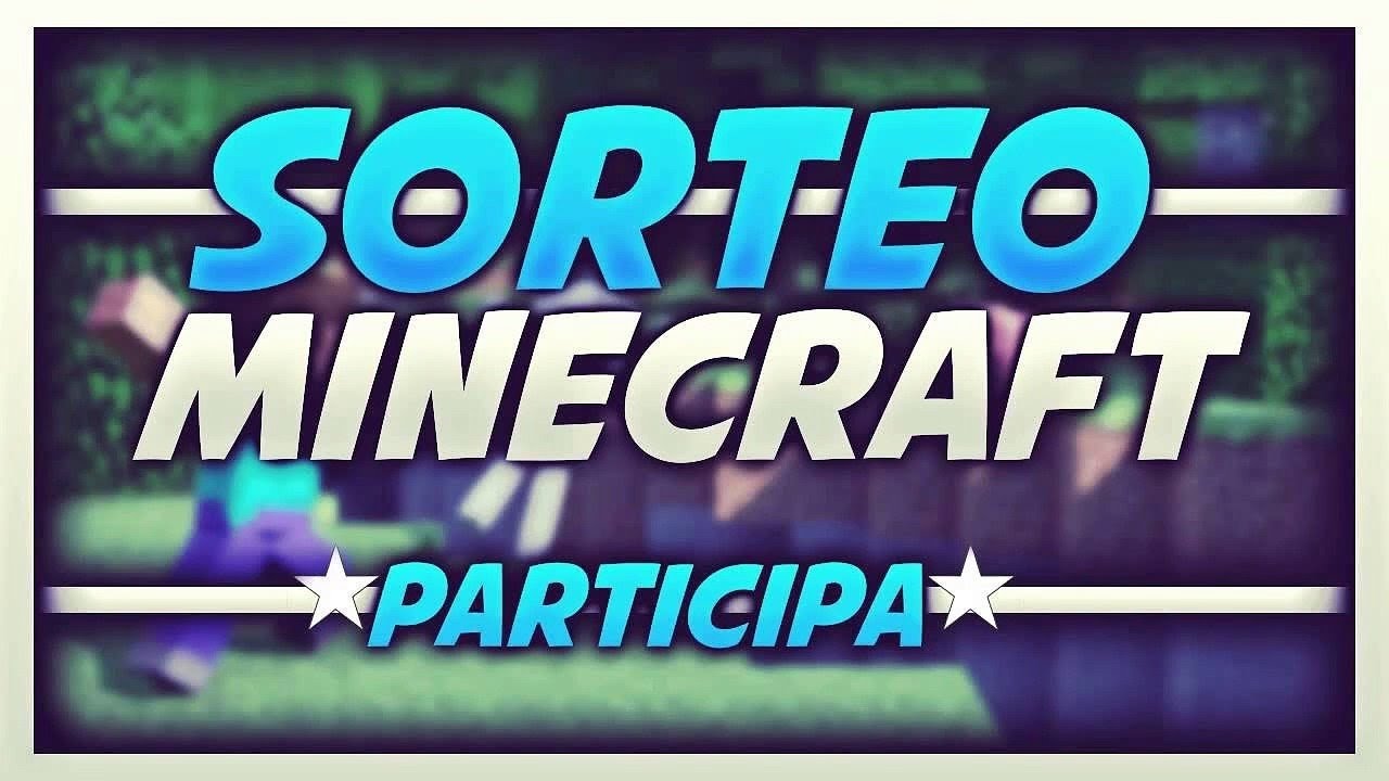 SORTEO CUENTA PREMIUM MINECRAFT "ABIERTO" PARTICIPA - YouTube
