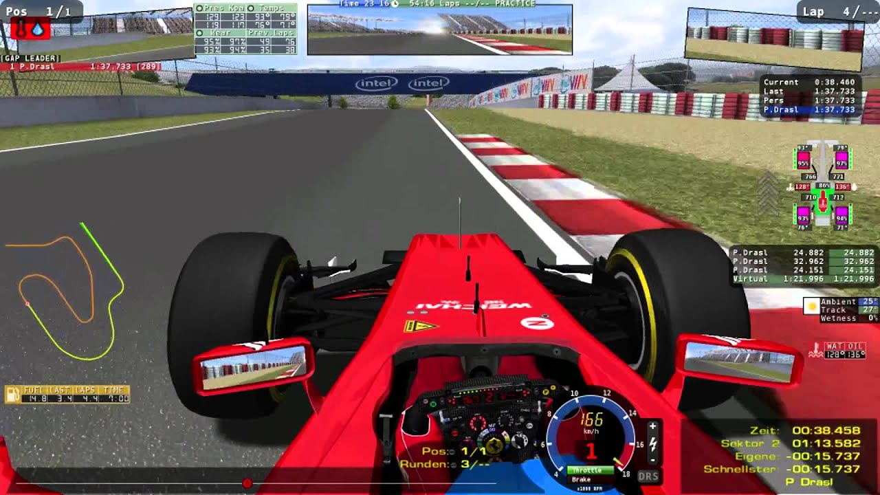 rFactor ERRC F1 2014 Mod - YouTube