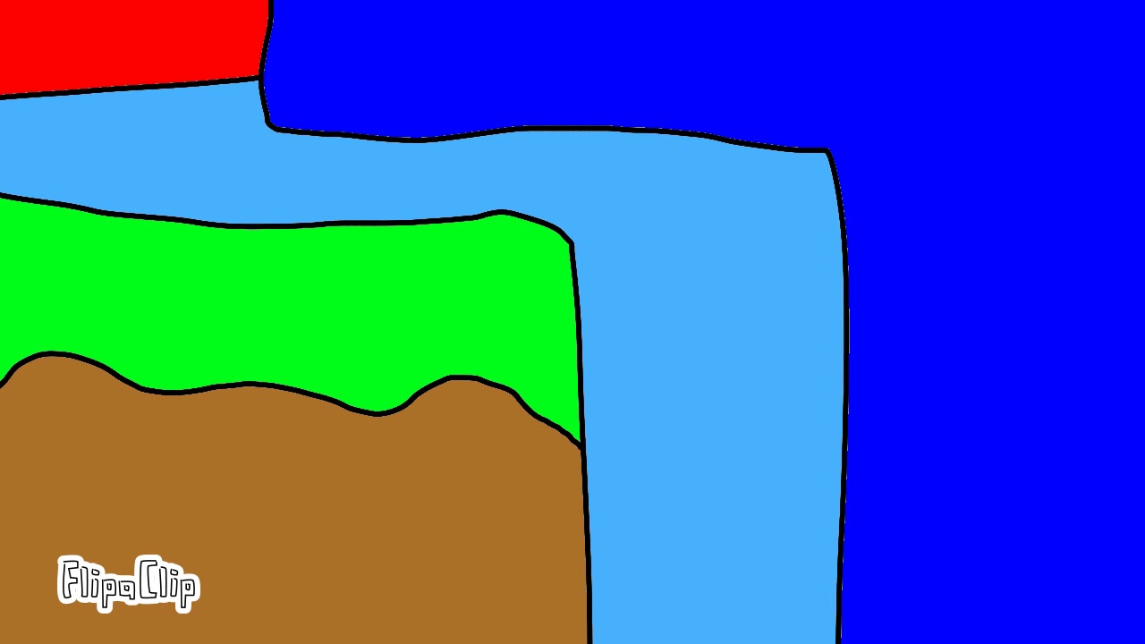 Siting by a cliff animation - YouTube