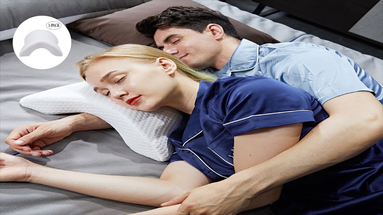 Curved Hollow Design Pillow, for Hand and Neck Support for Couples.www ...