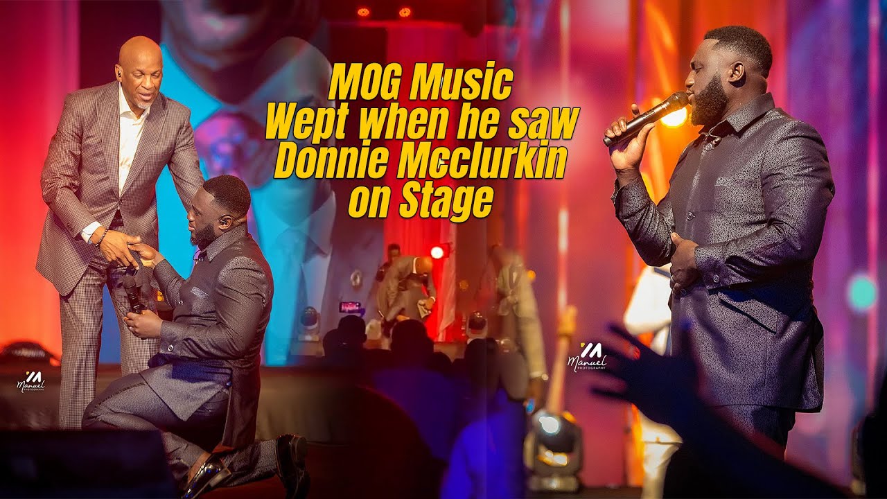 MOG Music Wept when he saw Donnie Mcclurkin - YouTube