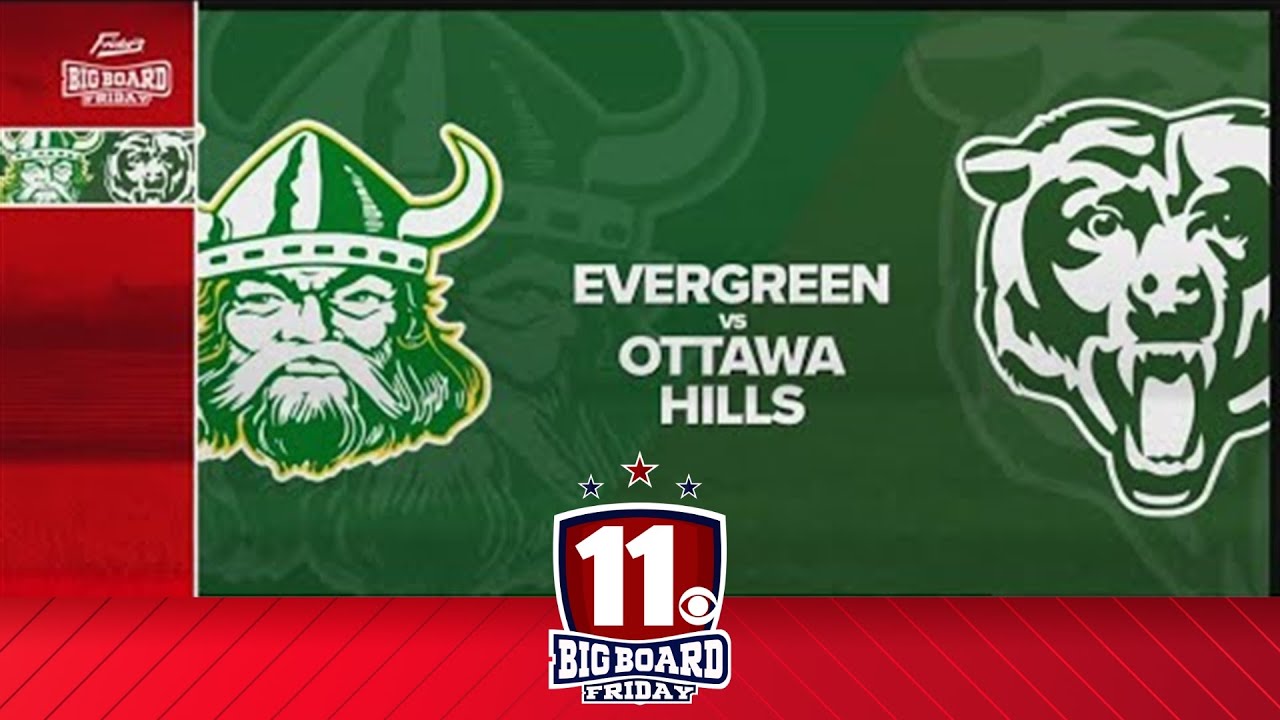 Big Board Friday Week 2: Evergreen vs. Ottawa Hills - YouTube