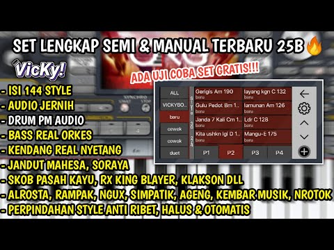 LAUNCHING🔥 SET ORG 2024 LENGKAP SEMI & MANUAL PREMIUM TERBARU // SET 25B