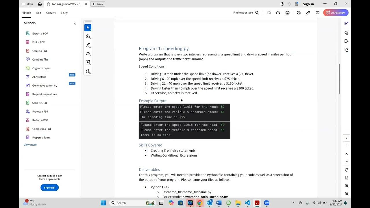 Lab 5 - if else and conditional expression - YouTube