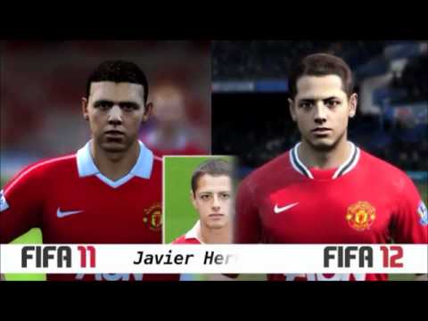 fifa 12 vs fifa 11 player comparison - YouTube