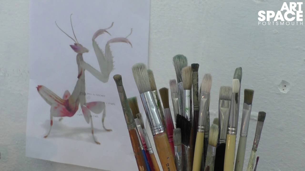 Julie Graves: Art Space Portsmouth open studios 2016 - YouTube