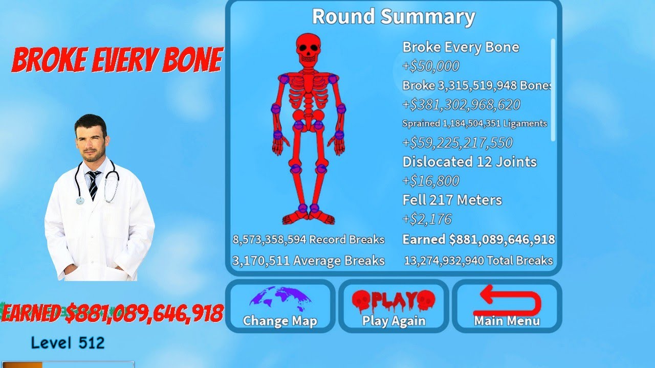 BROKE every BONE in BROKEN BONES! - YouTube