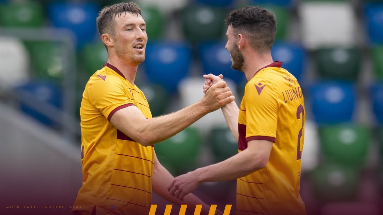 Christopher Long scores his first goal for Motherwell - YouTube