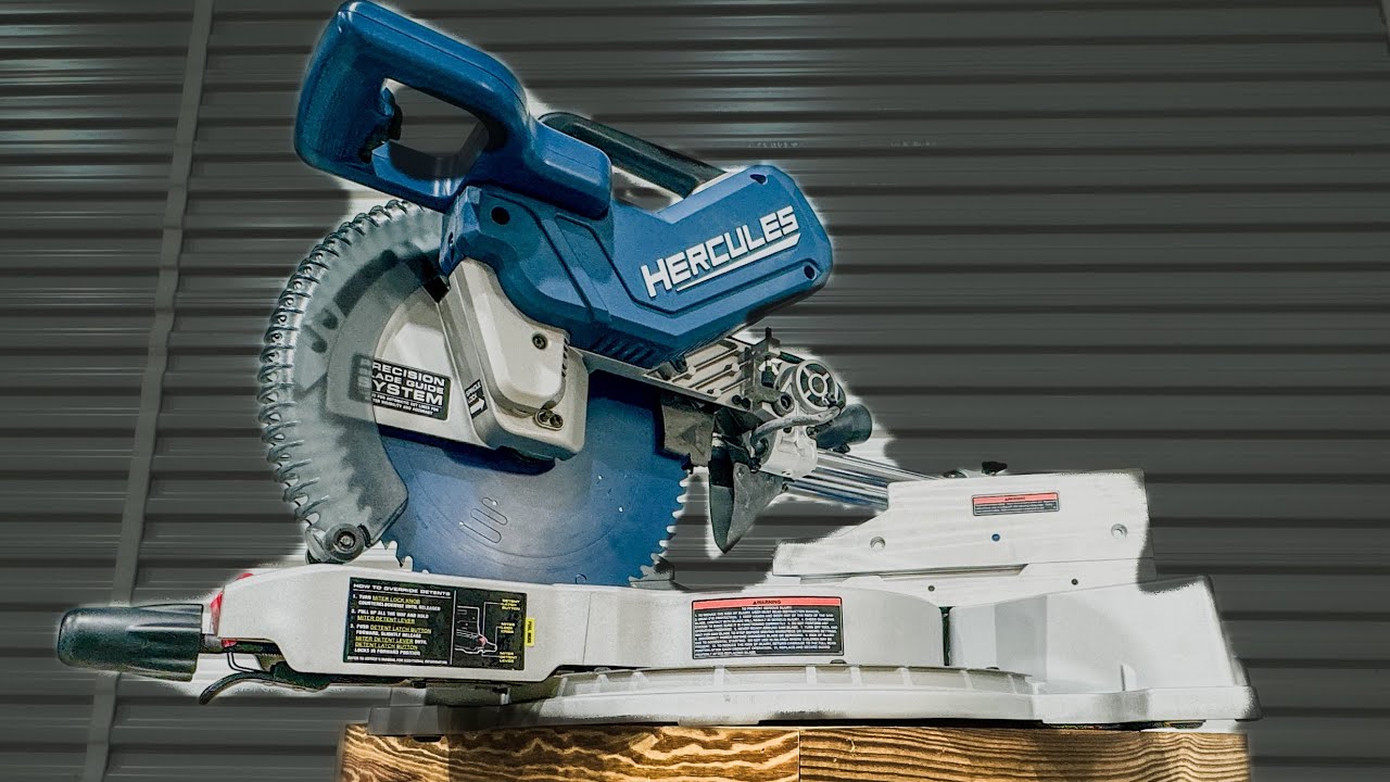 Harbor Freight Hercules 12” Miter Saw Review - YouTube