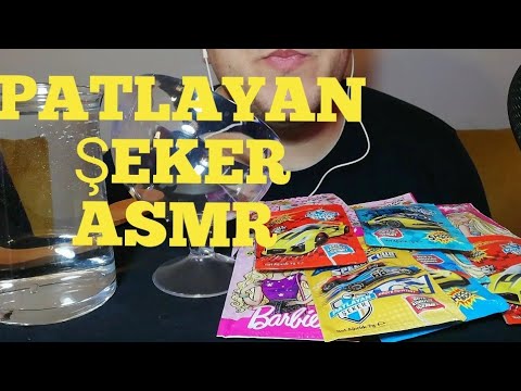 ASMR Türkçe PATLAYAN Şeker I ASMR Popping Candy I MUKBANG PATLAYAN Şeker I