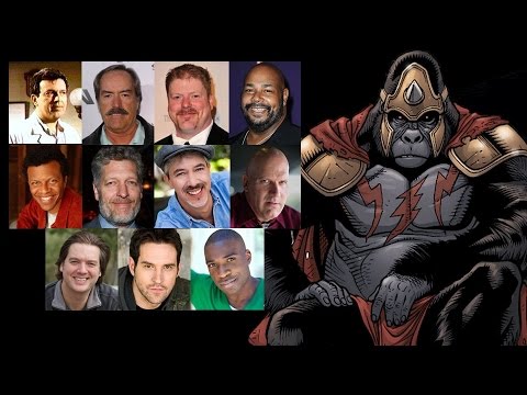 Comparing The Voices - Gorilla Grodd - YouTube