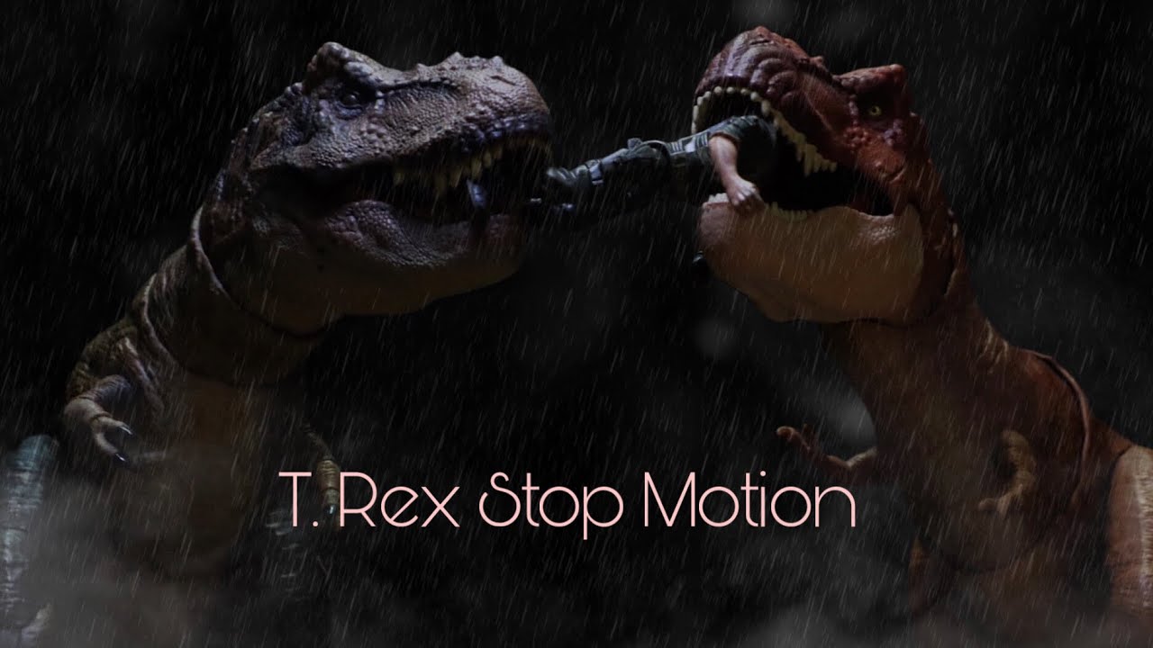 Courting T. Rex starring Tyrannosaurus in a Dinosaur Stop Motion ...