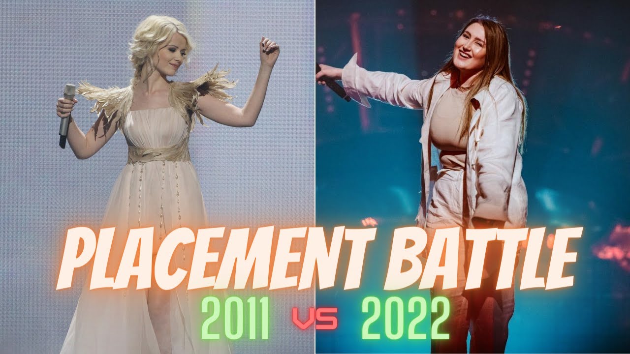 Eurovision:Placement Battle - 2011 vs 2022(ESC 2011 vs ESC 2022) - YouTube
