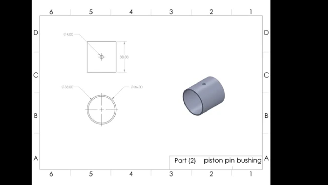 For Beginners 🛠️: SolidWorks Tutorial 📐- Piston Pin pushing ( part {2 ...