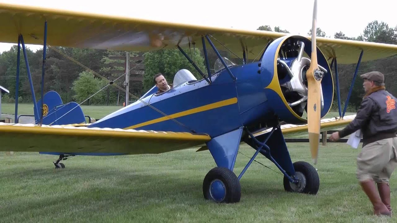 1931 Fleet Model 7, NC86V Startup & Taxi on 5/1/11 at 1759 - YouTube