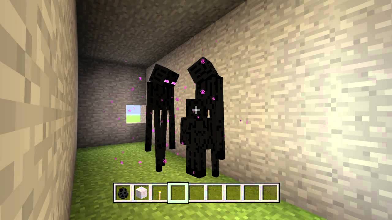 Minecraft ps4 weird enderman glitch - YouTube