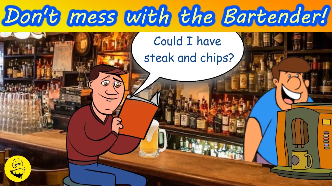 A man in a pub asks for a beer | Funny Adult Jokes | The best Jokes ...