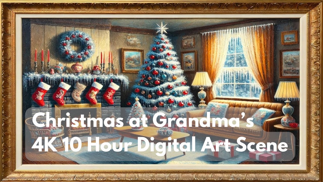 Christmas at Grandma’s: Nostalgia 10 Hour 4K Digital Art Loop - YouTube