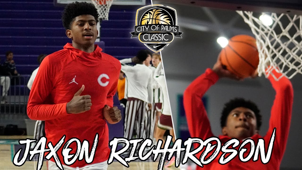 Columbus 2026 SF Jaxon Richardson Puts on Dunk Show in Warmups at City ...