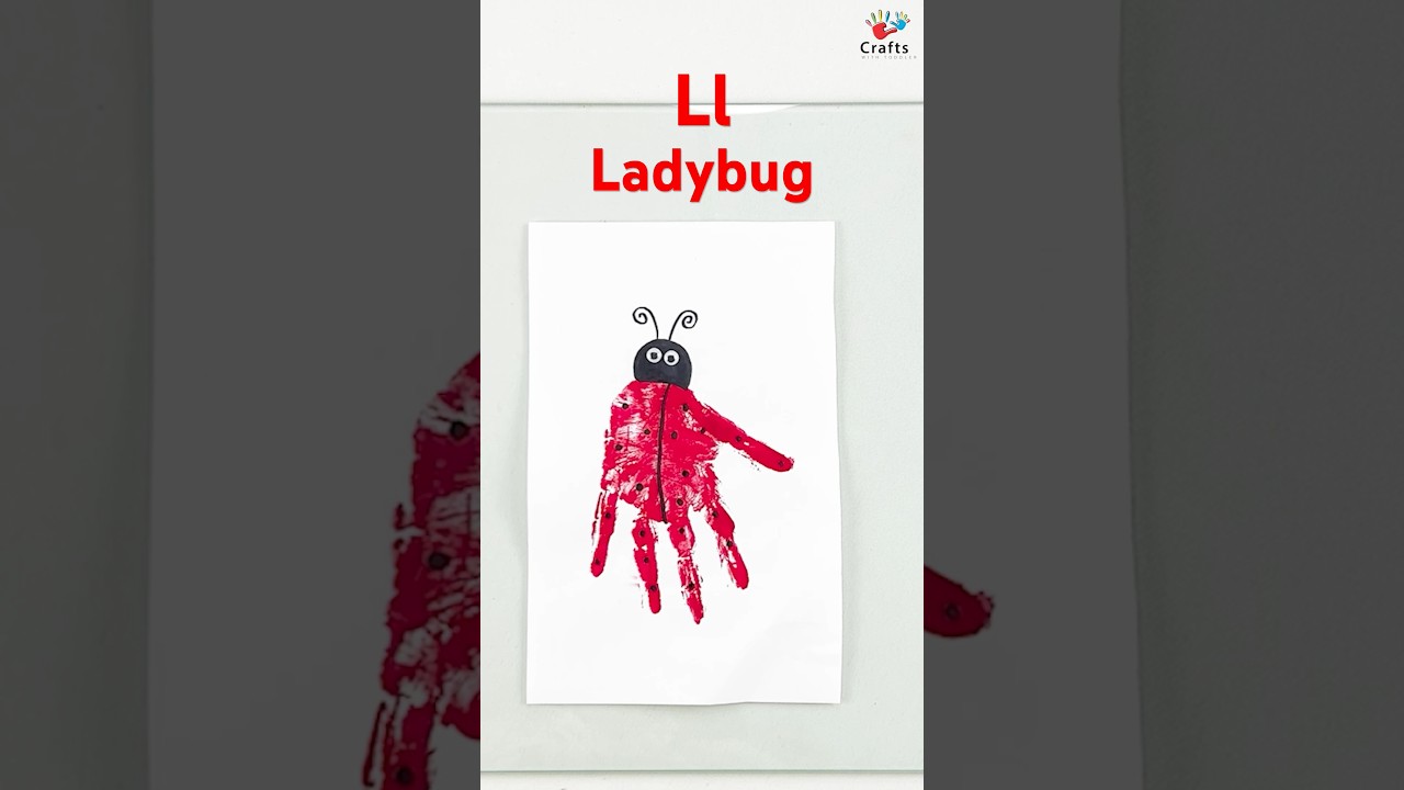 L Is For Ladybug Handprint