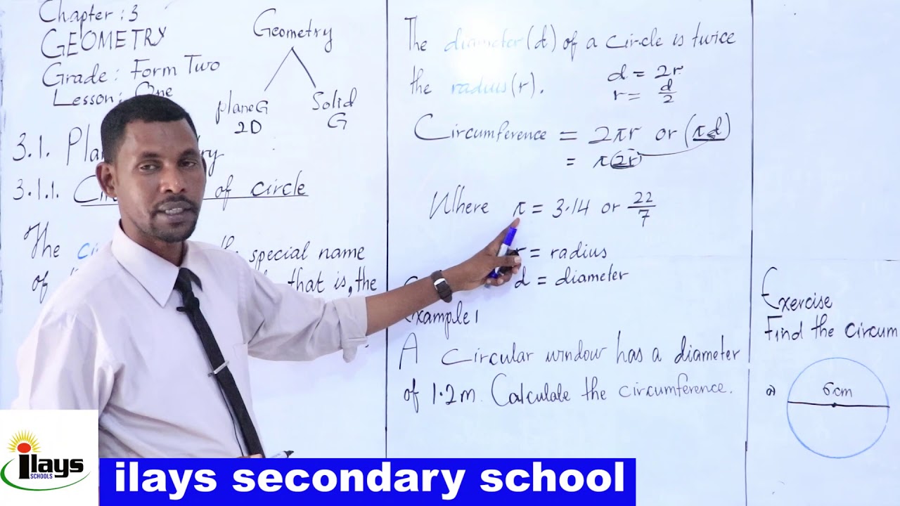 Maths form 2// lesson one// chapter 3// Geometry (Macalin maxamed ...