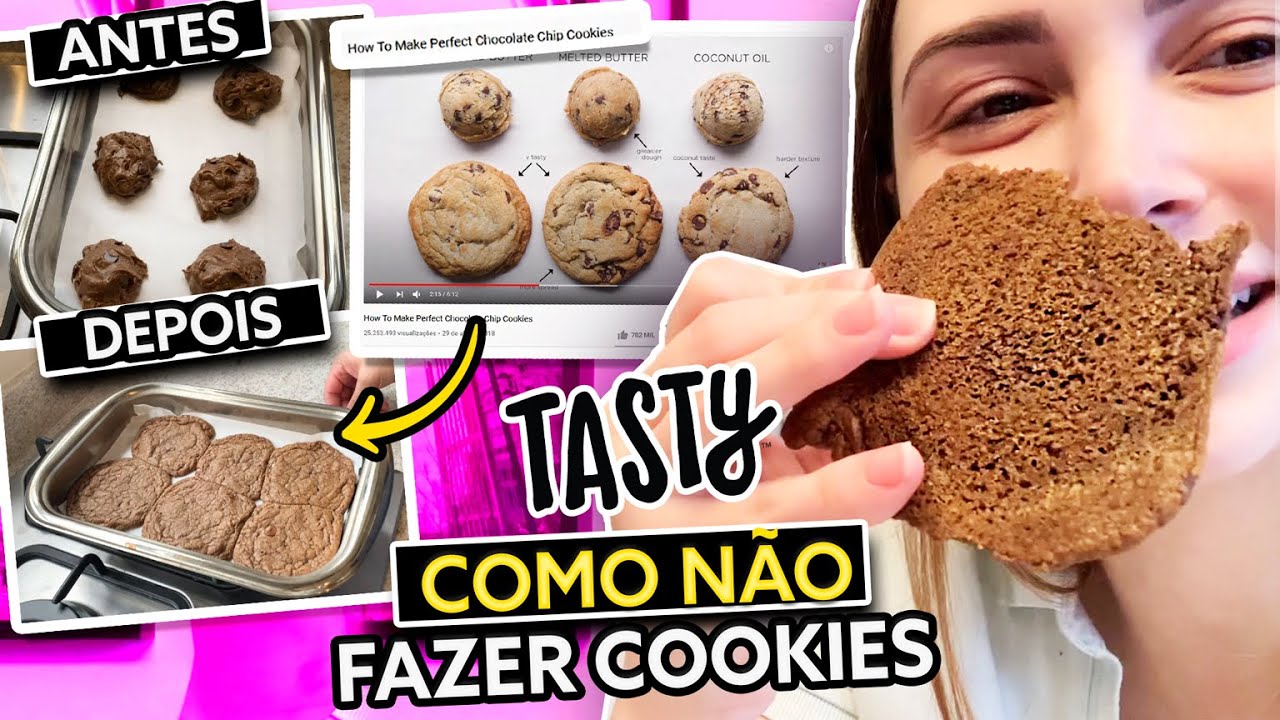 TENTEI FAZER A RECEITA DE COOKIE MAIS FAMOSA DA INTERNET - DEU CERTO ...