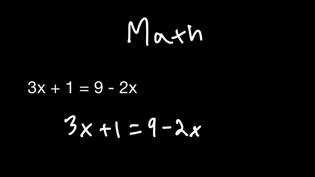 Easy Math! Algebra made Easy! - YouTube