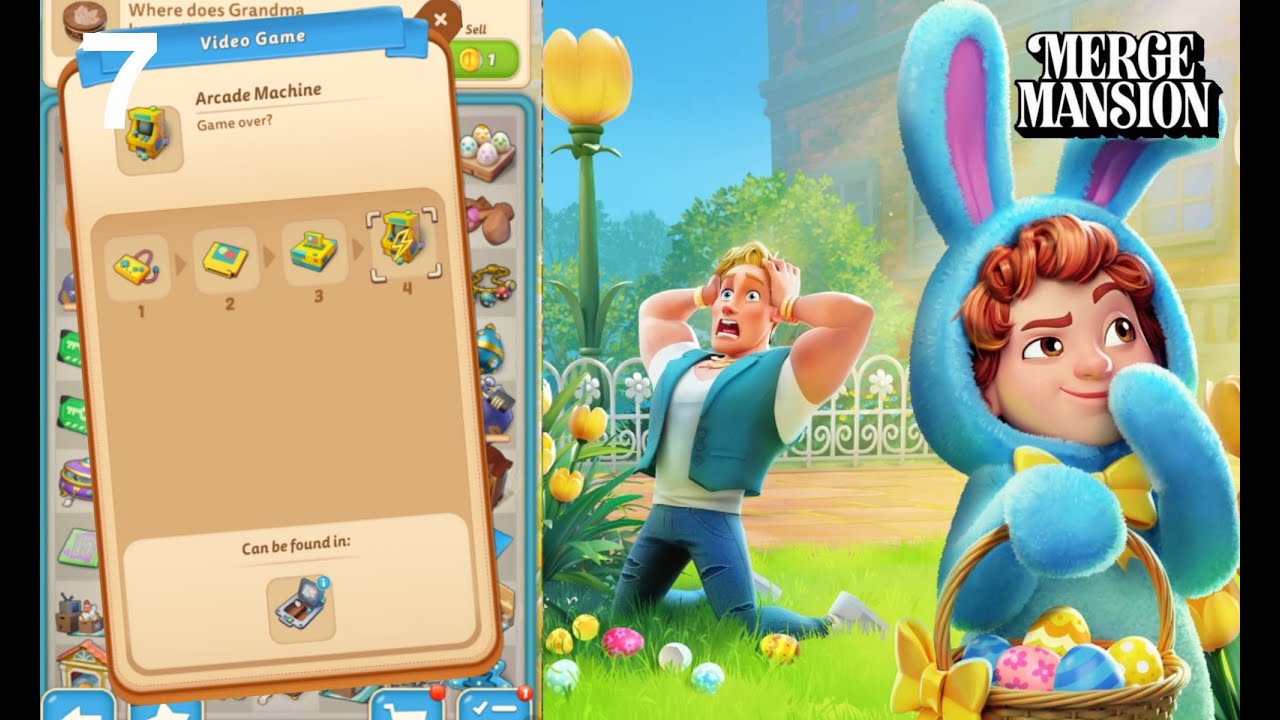 Merge Mansion | Egg-cellent Adventure, the Easter special event! Part 7 ...
