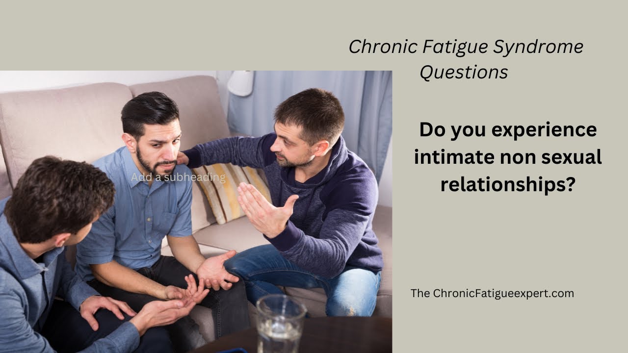 Do you experience intimate non sexual relationships? - YouTube