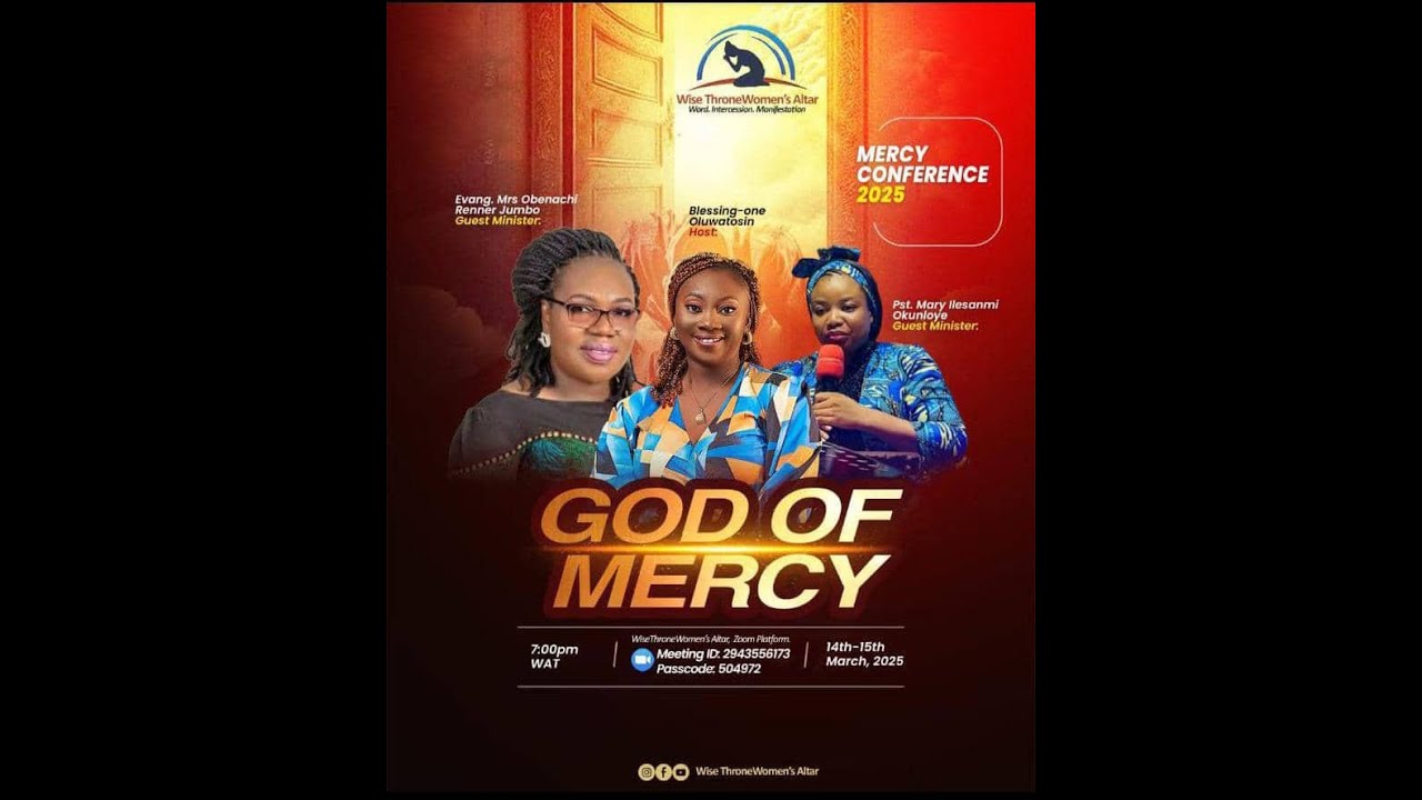 MERCY CONFERENCE DAY 1 VIDEO - YouTube