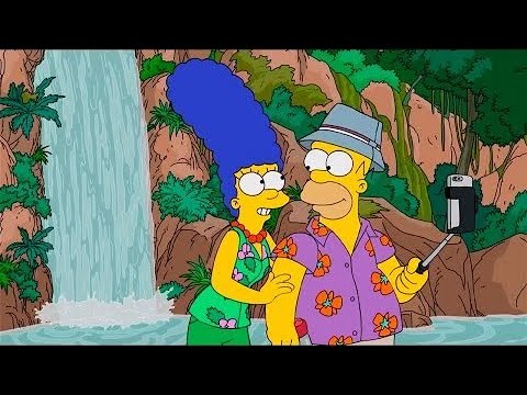 Los simpsons de vacaciones en Costa Rica P1 - YouTube