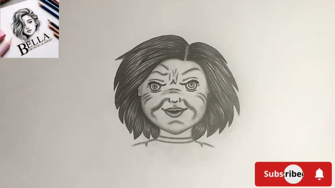 How to draw Chucky || Easy Pencil Drawing || Chucky - YouTube