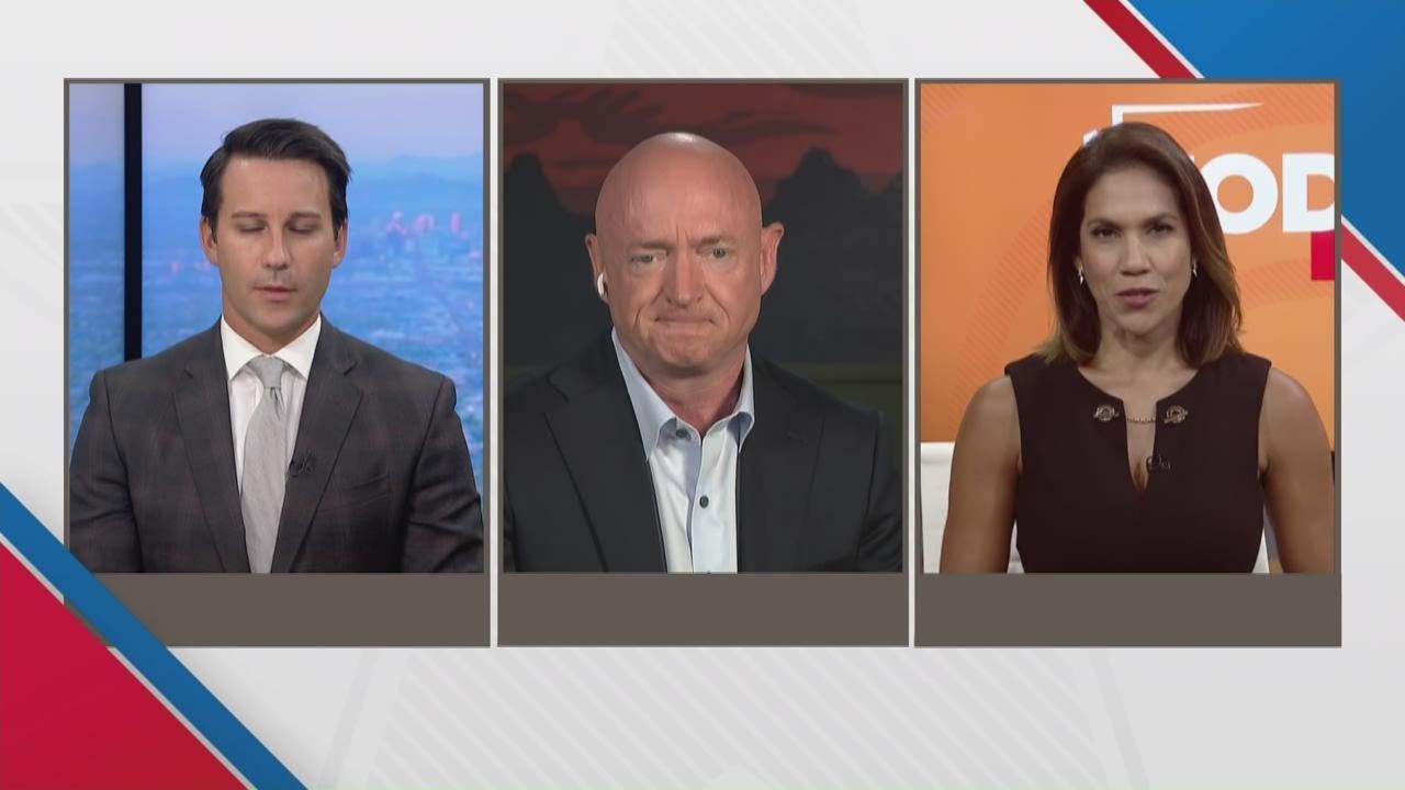 US Senate candidate Mark Kelly speaks with 12 News - YouTube