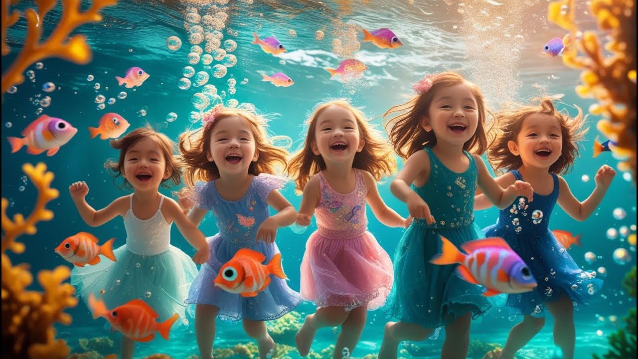 🎶 The Little Fish Round Dance 🐠 – A Nursery Rhyme and Underwater Dance ...