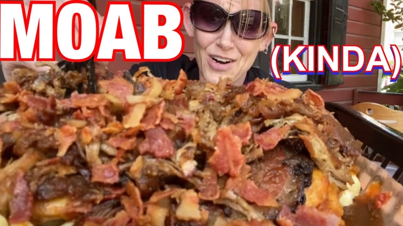 SMOKESTACK BBQ’S MOAB CHALLENGE!! BBQ BOWL | WOMAN VS FOOD - YouTube