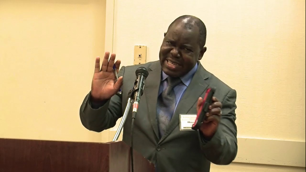 Mr. John Mbah Akuro addresses the All Southern Cameroons People's ...
