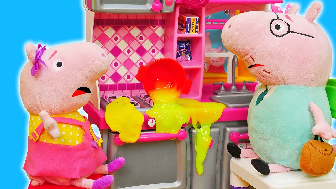 Peppa Wutz Video. Papa Wutz kocht für die Kinder. Peppa Pig auf Deutsch ...