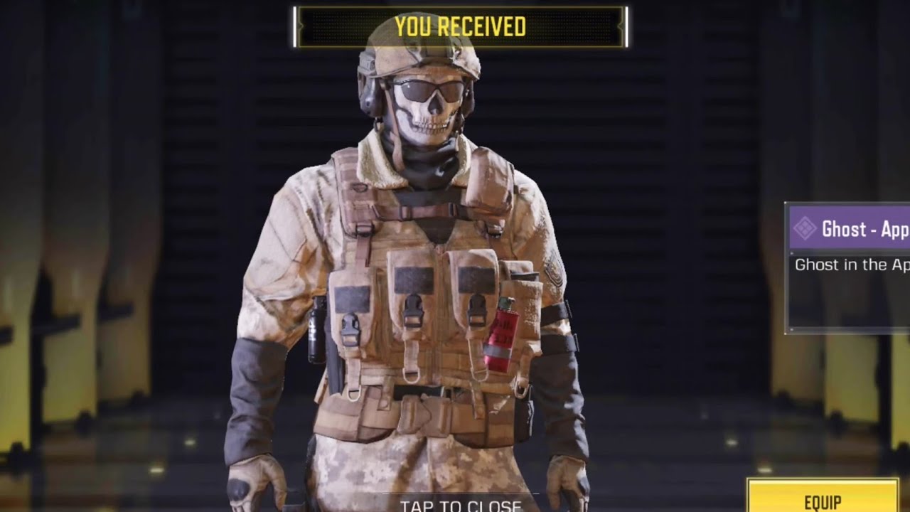 How To get Free Ghost Character in codm 2022 | New Ghost Skin Free In ...