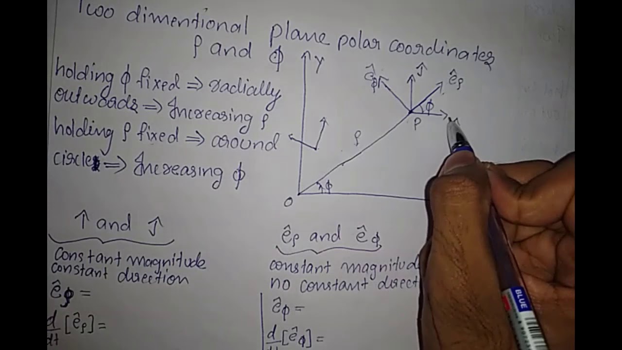 Vector Differentiation - Part 2 (Non cartesian Coordinates) - YouTube