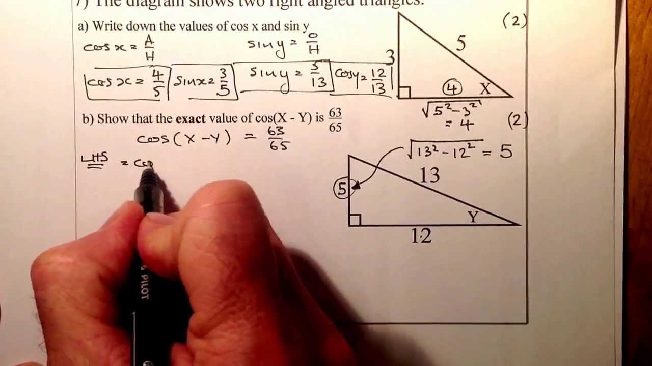 Higher NAB Unit2 Outcome3 Q6&7 Trigonometric Equations and Formulae ...
