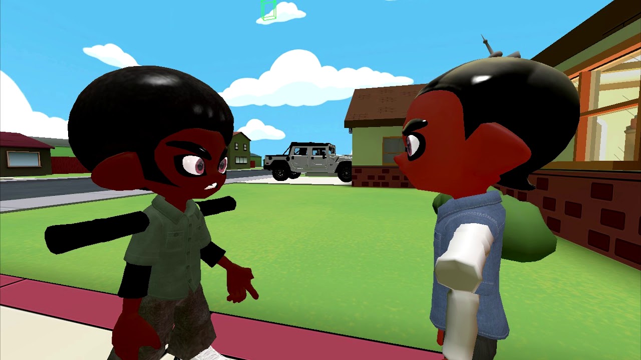 Lamar Roasts Franklin But It's Splatoon Gmod - YouTube
