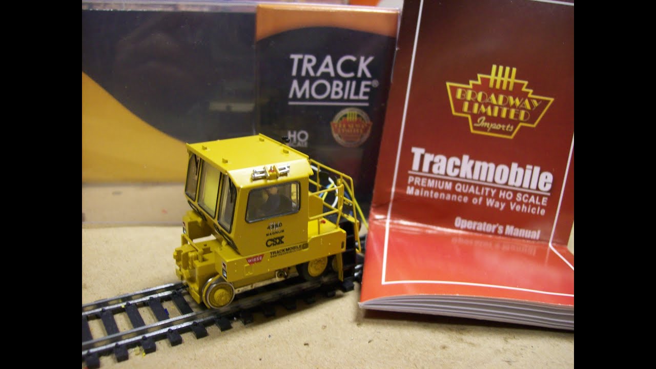 Broadway Limited Trackmobile HO SOUND DCC - YouTube