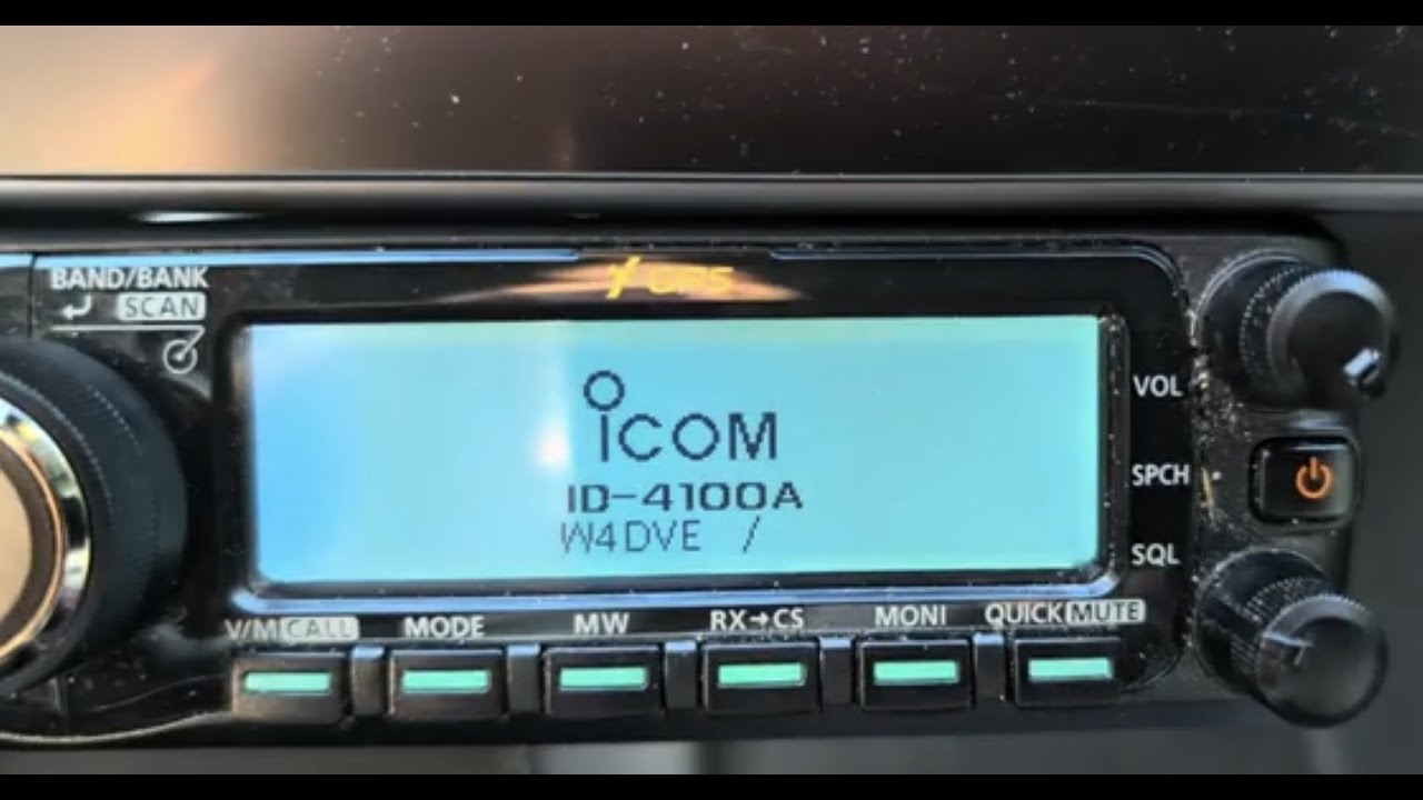 Icom ID-4100 In My Tesla Model 3 - YouTube