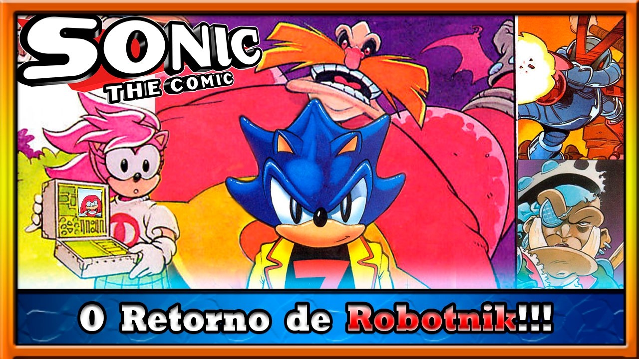 O RETORNO DE ROBOTNIK - Sonic The Comic Fleetway (Edição 104-106 ...