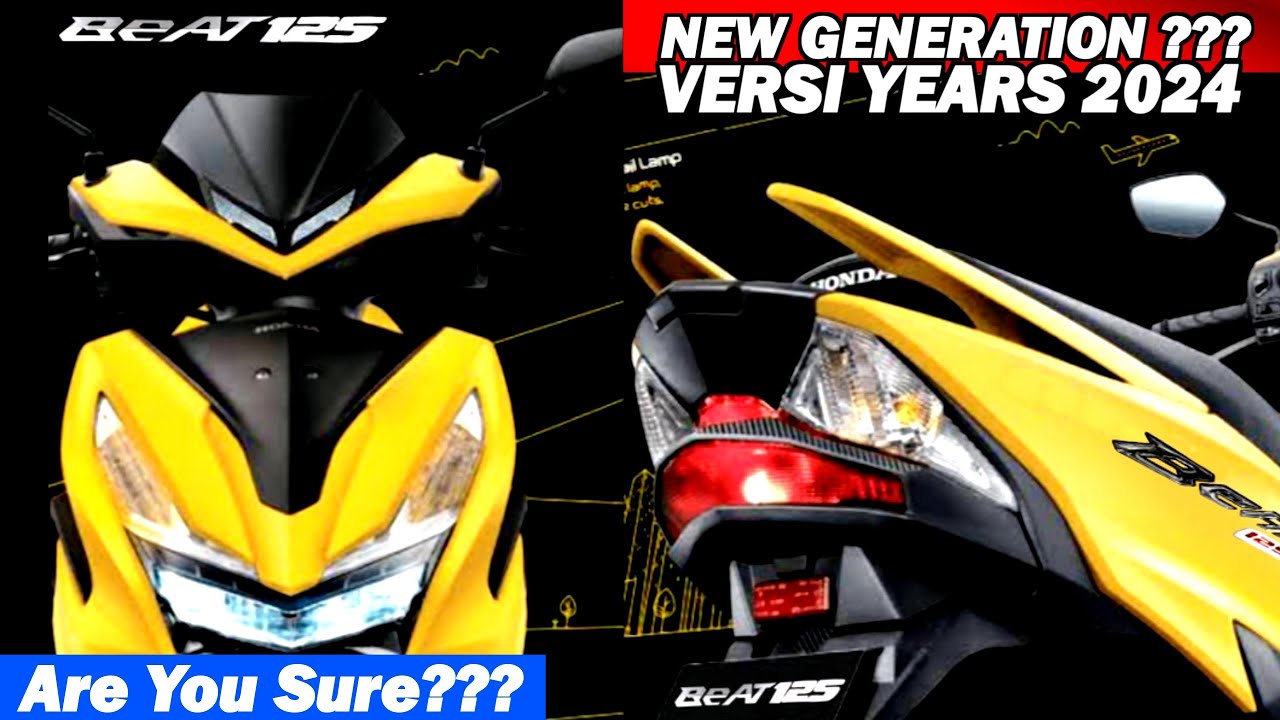 2024 HONDA BEAT BERUBAH TOTAL!!! ALL NEW HONDA BEAT 125 NEW GENERATION ...